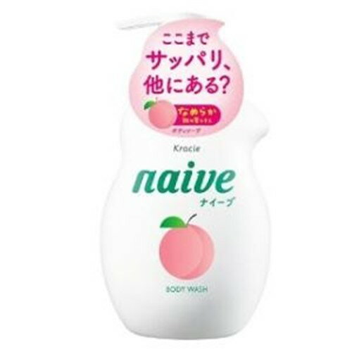 ※画像はイメージです。パッケージデザイン等は予告なしに変更されることがあります。※メーカーの欠品や製造中止により納期遅延、またはお届けできない場合がございます。ナイーブ ボディソープ(桃の葉エキス配合)ジャンボ 530ml クラシエホームプ...
