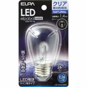 ELPA エルパ LED電球「エルパボールミニ」（サイン球形／昼白色相当・口金E26）　LDS1CN-G-G905発売日： 2011/07/26 JANコード: 4901087191000交流電源：100V 50/60Hz共用 口金：E26...