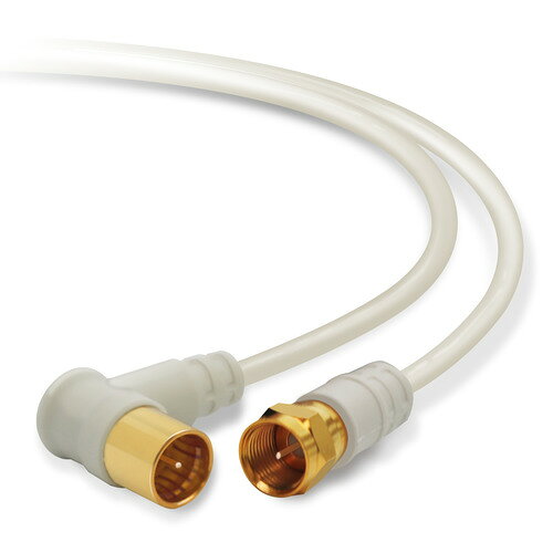 DXアンテナ 2JW3FLS(B) アンテナケーブル 3m 2K4K8K(3224MHz)対応 2C 3重シールド 金メッキプラグ L型-F型 ホワイト ●既存の2K放送から4K・8K(3224MHz)放送まで対応した製品です。壁のテレビ端...