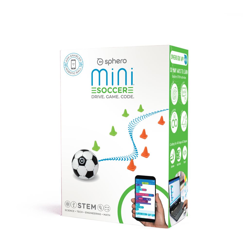 Sphero M001SRW Sphero Mini Soccer ROW発売日：2019年8月30日●プログラミングを学べる知育玩具 小型ロボティックボール・ピンポン玉サイズのロボティックボール・ボールをプログラミングして転がして遊ぶ・ボ...
