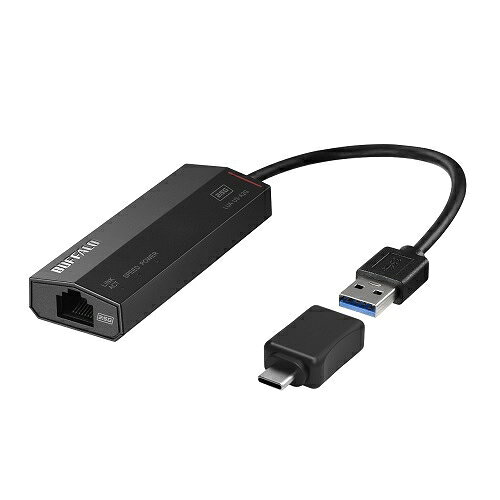 BUFFALO LUA-U3-A2G/C LANアダプター USB 3.2対応 LUAU3A2G/C発売日：2021年2月12日●高性能パソコンの性能を活かす2.5Gbps＋USB 3.2 (Gen1) 転送速度2.5Gbps※1の2.5G...