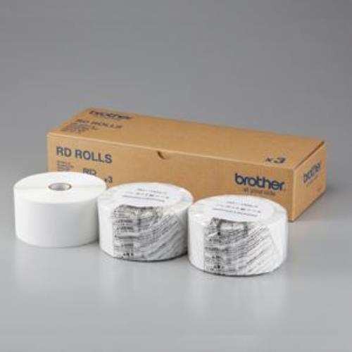 メーカー名：ブラザー型番：RD-U04J1商品名：プレカット紙ラベル 60mm×60mm 3本入JANコード：4969121002811TD-2130N用プレカット紙ラベル【 仕様 】サイズ60mm×60mm入り数3ロール枚数/ロール1、1...