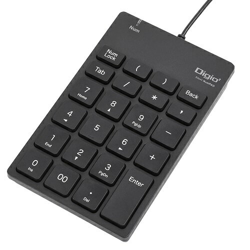 ナカバヤシ TNK-SU228BK テンキー ブラック発売日：2018年4月中旬●静音テンキーボード構造を見直しキーと本体との接触音を大幅に低減しました。●キー同士が離れたアイソレーションキータイプ●エクセルに便利なキー搭載一般的な配列に加...