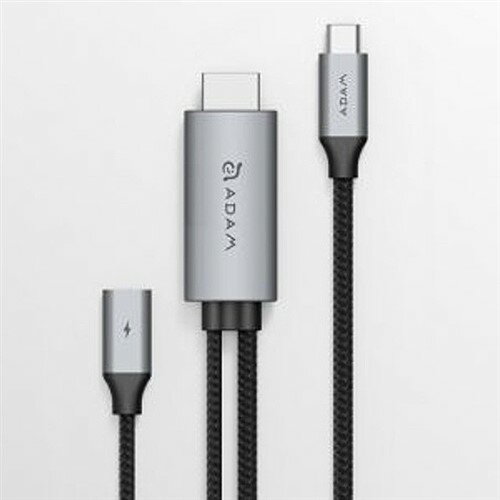 ADAM Elements ACBADH180MGY USB Type-C PD充電付HDMIアダプター●PD充電付HDMIアダプター。●このアダプタ1つでHDMI映像音声出力/PD充電が可能●Alt Mode対応。ADAM Element...