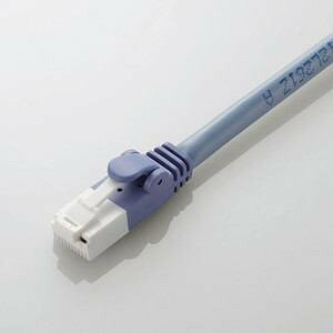 エレコム LD-GPT/BU50 LANケーブル 5m CAT6準拠 1000BASE-T対応 周波数帯域250MHz 爪折れ防止 ヨリ線 スリムコネクター ブルー ●周波数帯域250MHzを保証するギガビット・イーサネットに対応した、Ca...