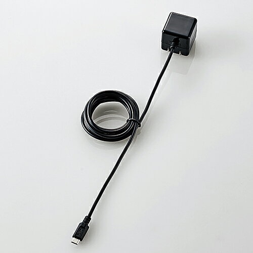 エレコム MPA-ACMAC155BK ケーブル一体型スマホ用AC充電器(高寿命・1A) ブラック 1.5m●家庭用コンセントからスマートフォンやmicro USBコネクタ搭載機器を充電できるAC充電器です。●コンパクトなキューブ型で、3万...