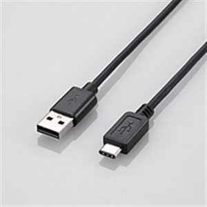 エレコム U2C-AC15BK USB2.0ケーブル 1.5m A-Cタイプ ノーマル Type-C対応 ブラック ●新規格USB Type-Cコネクタを搭載。パソコンとUSB Type-C搭載機器との接続ができるUSB2.0ケーブル。●U...