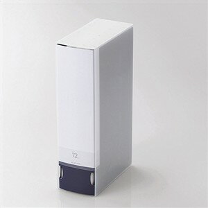 エレコム CCD-FB72BU Blu-ray/DVD/CD用ディスクファイル 72枚収納 ブルー●大量のBlu-ray/DVDやCDなどのディスク類をコンパクトに整理・収納できるBlu-ray/DVD/CD用ディスクファイルです。●ディス...