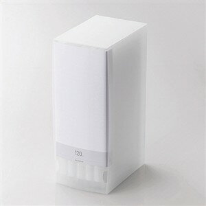 エレコム CCD-FS120CR DVD/CD用ディスクファイル 120枚収納 クリア●大量のDVDやCDをコンパクトに整理・収納できるDVD/CD用ディスクファイルです。●ディスクの整理・検索に便利なインデックスラベルが付属しています。●...