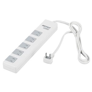 バッファロー BSTAPSD21015WH 電源タップ 雷サージ防止/集中スイッチ付(10個口・1.5m) ホワイト発売日：2015年07月07日●2ピン10個口の電源タップ。●集中スイッチ付で電気の消費を抑えるエコタイプ。●安心のブレーカ...