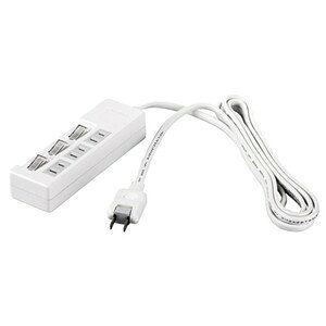 バッファロー BSTAPSW2350WH 2ピン式電源タップ 3個口タイプ 雷サージ防止/個別スイッチ付 5m ホワイト●2ピン3個口の電源タップ上面に3個口を搭載した2ピンタイプの電源タップです。●個別スイッチ付きで電気の消費を抑えるエコ...