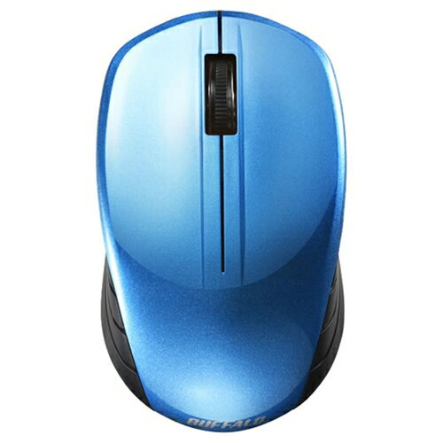 バッファロー BSMBW100BL 無線（2.4GHz） BlueLEDマウス 3ボタン ブルー●左右どちらの手でも使えるシンメトリーデザイン左右対称のデザインだから、左手・右手、どちらの手にもフィットする形状です。●持ち運びに便利、収納で...