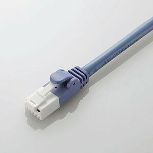 エレコム LD-CTT/BU15/RS LANケーブル 15m CAT5E準拠 100BASE-TX/1000BASE-T対応 爪折れ防止 ヨリ線 スリムコネクター 簡易パッケージ ブルー ●100BASE-TXや1000BASE-T環境で...
