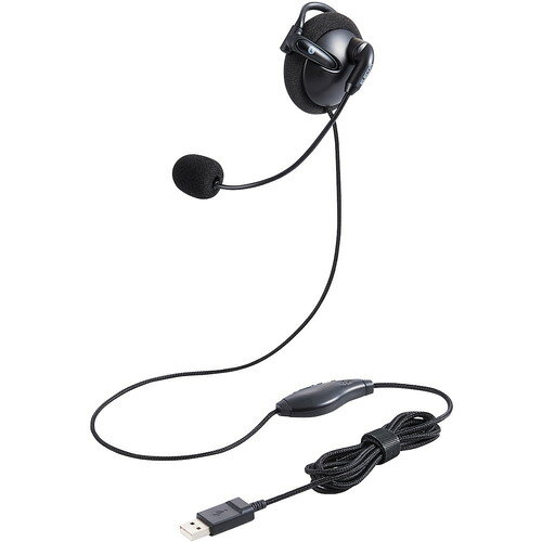 エレコム HS-EH01UBK 有線ヘッドセット 耳掛け型 USB 左耳 ブラック ●オンラインゲーム、ビデオ会議、音声チャットに!圧迫感が無いため長時間の使用でも疲れにくい耳掛けタイプのモノラルUSBヘッドセット。●オンラインゲーム、ビデ...