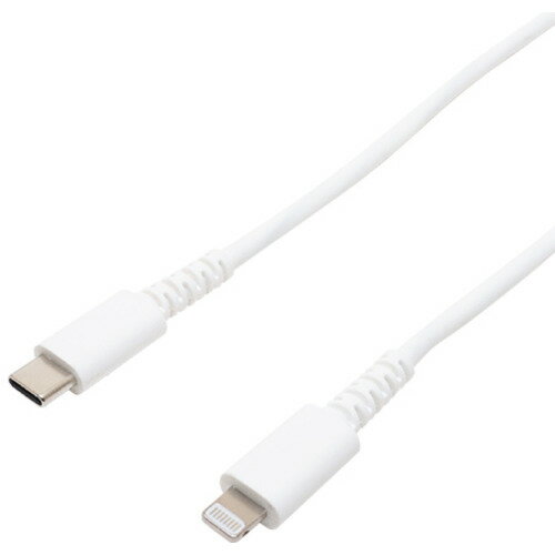 ミヨシ SCL-YS20／WH 超高耐久Lightning - Type-Cケーブル ホワイト●高速充電USB PD(Power Delivery)対応USB PDに対応したUSB ACアダプタとあわせて使用することで、高速充電対応のiPh...