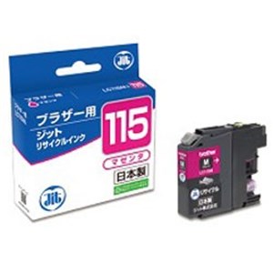ジット JITB115M ブラザー brother：LC115M マゼンタ対応 ジット リサイクルインク カートリッジ 発売日：2010年4月30日●プリンタインクはジットのリサイクルインクがおすすめ！なぜなら・・・3つの嬉しいメリット！(...