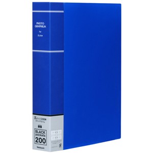 ナカバヤシ PH2L-1020-B 2L判 200枚収納 ポケットアルバム（ブルー）●2L判2枚が入るポケットが100ページもあります●内側から入れるセンターインポケットで、写真を入れやすく、また落ちにくい●見返しにCDサイズのポケットがつ...