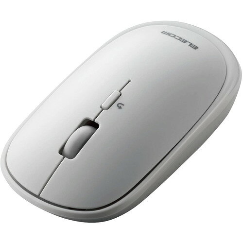 エレコム M-TM10BBGY Bluetooth4.2マウスM-TM10シリーズ グレー●厚さ28mmの薄型設計でカバンに入れて持ち運びしやすい！ソフトレザー製収納ポーチが付属したBluetooth(R)モバイルマウス「Slint(スリン...