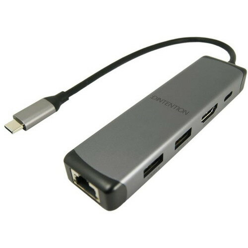 Dadandall DDPRUC0001SG USB Type-C コンパクトドッキングステーション スペースグレイ●充電しながら使用できるUSB Power delivery (USB PD)対応USB Type-Cポートを経由して最大1...