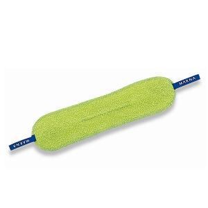 マーナニュースリム蛇口まわりの水垢落としW342　●サイズ/約55×275mm●材質/アクリル100%(片面・新ハード樹脂加工)・汚れ落としのヒミツはグリーン部分の素材にあります!『新ハード樹脂加工』で洗剤なしでも水垢すっきり!山折りステッ...