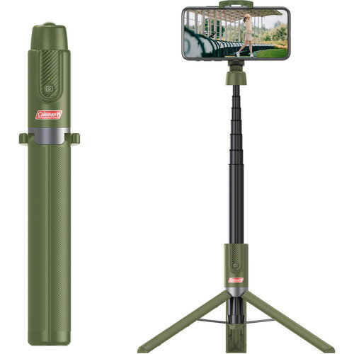 coleman CVSSLOD セルフィースタンド 1310mm オリーブドラブ 発売日：2022年12月25日●自撮り棒としてもミニスタンドとしても使える最長131cmの7段伸縮ロングスタンド自撮り棒としてもミニスタンドとしても使える7段...