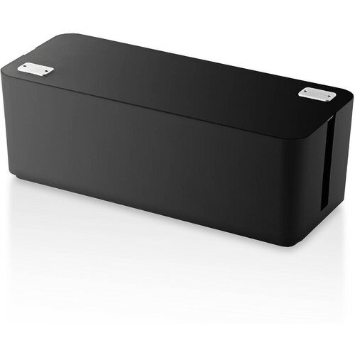 エレコム ケーブルボックス 幅400mm（ブラック） [EKCBOX001BK]2011年06月 発売※タップ本体の長さが360mm以下の電源タップをご使用ください。※完全に延焼を防ぐものではありませんので、注意事項にしたがって安全にご使用...