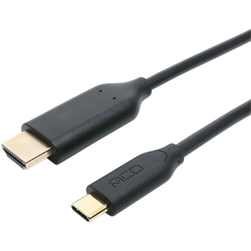 ミヨシ USD-FH30/BK USB Type-C HDMI変換ケーブル 3m ブラック USDFH30/BK●USB Type-C端子をHDMI端子に変換するアダプタUSB Type-Cを搭載した端末から、テレビやモニターなどの大画面へ...