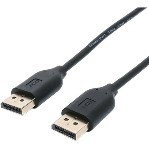 ミヨシ DP-S18/BK 5K対応 DisplayPortケーブル スリムタイプ 1.8m DPS18/BK●取り回しが良く配線しやすいスリムタイプケーブルPCとモニターを接続して、映像と音声の伝送を行うDisplayPortケーブルです...