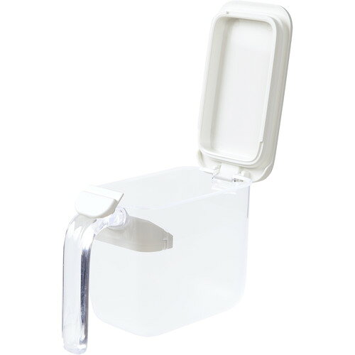 マーナ K736W 調味料ポット GOOD LOCK CONTAINER ホワイト●使いはじめのさらさらをずっとフタの内側にパッキンがついて空気が出入りしにくく調味料がかたまりにくい調味料ポットです。●簡単に開閉できるワンタッチオープン●フ...