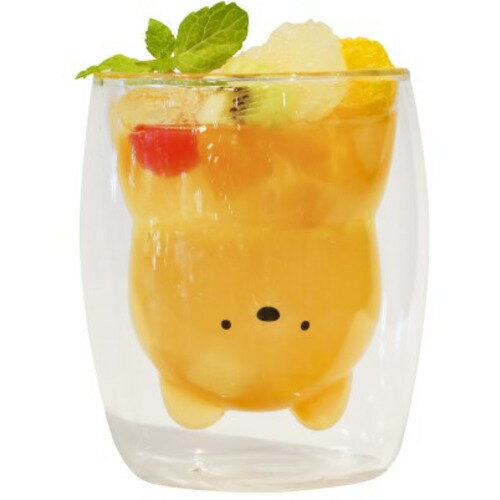 シービージャパン 耐熱アニマルダブルグラス イヌ ●いつもの飲み物を注ぐだけで、動物たちがくっきり現れて「映える」ドリンクに変身!ゼリーやプリンを作ったり、デザートカップとして使うのもおすすめです。動物をかたどった内側とグラス本来の外側の二...