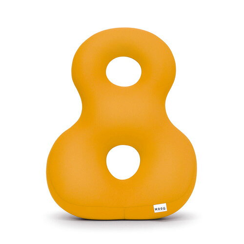 MOGU MOGU バックサポーターエイト OR 横350mm×縦450mm×奥行120mm オレンジ●機能性バックサポーター背あて数字の8をイメージした新しい形のサポーター！2つのリングが3段階のボリュームを作り出し、整形医学で最も腰に優...