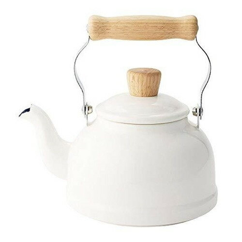 富士ホーロー コットン 1.6L ホーロー ケトル ホワイト Cotton(コットン) CTN-1.6K.W 発売日：2019年10月1日●ホーローは熱効率が良く、ガス火でもIH調理器でもお湯が早く沸きます。また金気を出さないので、コーヒー...