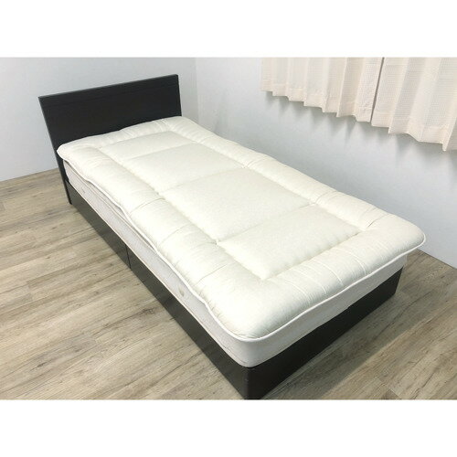 [ベッド用]イケヒコ・コーポレーション 滅ダニ敷布団 約95×195cm ●ダニがいなくなる布団 ベッド用●四つ折りキルト加工で持ち運びやすい【仕様】サイズ：横：95cm縦：195cm組成：側生地：ポリエステル100％ 中身：ポリエステル1...