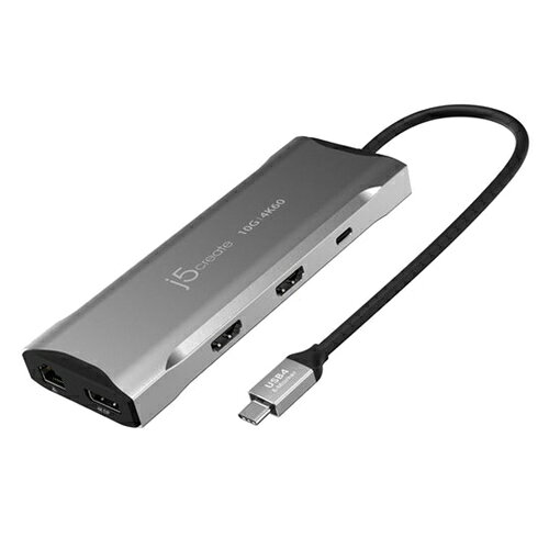j5create JCD397 USB3.2 MST USB-C 11in1マルチアダプター スペースグレー 発売日：2022年4月28日●USB3.2 トリプルディスプレイ11in1マルチアダプターMST(Multi Stream Tra...