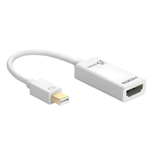 j5create JDA159 Mini DisplayPort to 4K HDMIアダプター ホワイト 発売日：2014年7月31日●Mini DisplayPort to 4K HDMIアダプターMini DisplayPort端子の...