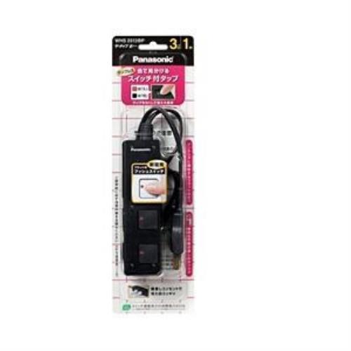 パナソニック タップ WHS2513BP 色名称 ブラック商品名称 ザタップZ(3コ口)(1m)(ブラック)発売年月日 2011年08月01日内形寸法：＊＊（211g）外形寸法：300mm＊90mm＊50mm（243g）高さ＊幅＊奥行き（質...