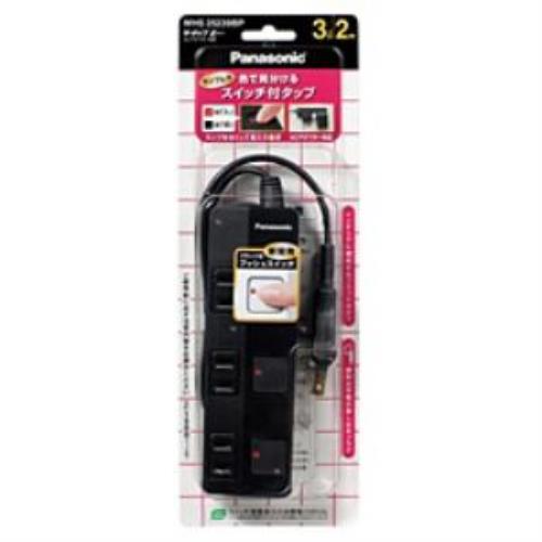 パナソニック タップ WHS25239BP 色名称 ブラック商品名称 ザタップZ(ACアダプター対応)(3コ口)(2m)(ブラック)発売年月日 2011年08月01日内形寸法：＊＊（302g）外形寸法：300mm＊105mm＊50mm（33...