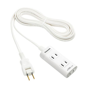 パナソニック WHA2433WP テーブルタップ 「ザ・タップQ」（3コ口・3m） ホワイト発売日：2014年10月01日●パナソニック社独自の安全設計●ほこり等で起こるトラッキングを抑え、感電もしにくい「トラッキング・感電防止プラグ」●発...