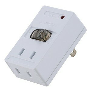 オーム電機 HS-TMK2A2-W 雷ガードLEDスイッチ付タップ ホワイト定格：15A125V 1500W以下