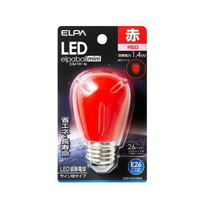 ●光源にはLEDを使用していますので、消費電力が少ない省エネタイプです。【仕様】交流電源：100V50/60Hz共用口金：E26サイズ：全長84X外径45(mm)質量：30g定格消費電力：1.4W定格入力電流：0.016A設計寿命：30、0...