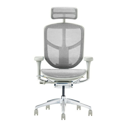 ※本製品はお客様ご自身で組み立ての作業が必要となります関家具 389598 EJ2-HAM-GF-WH エルゴヒューマン2 ●デスクワーク時に負担のかかりやすい腰へのサポートに重点を置き、人間工学を基にして開発・設計された多機能チェア「エル...