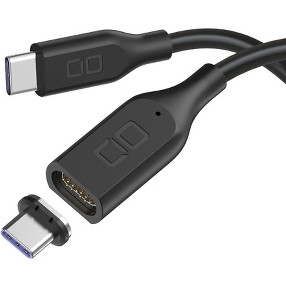 CIOマグネットシリコンケーブルCtoC 100W 2mCIO-SLMG-CC2-BKカチッとくっつく新常識!CIOマグネットシリコンケーブル・マグネット端子で簡単着脱!100W対応で様々なデバイスを充電可能・手触りなめらかなシリコン被覆で...