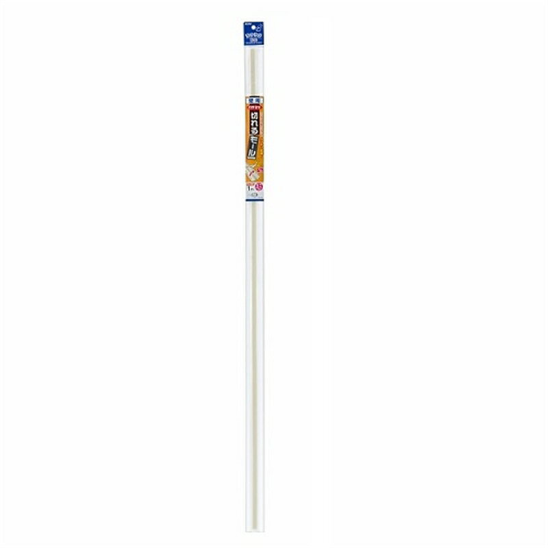 ELPA MH-CT01H(M) 切れるモール ミニ(1m) ミルキー発売日 ：2016年3月1日●必要な長さにハサミやカッターで簡単にカットできるカバー一体型配線モール。●電源ケーブル1本用。 (電源ケーブルはELPAコード付タップのケー...