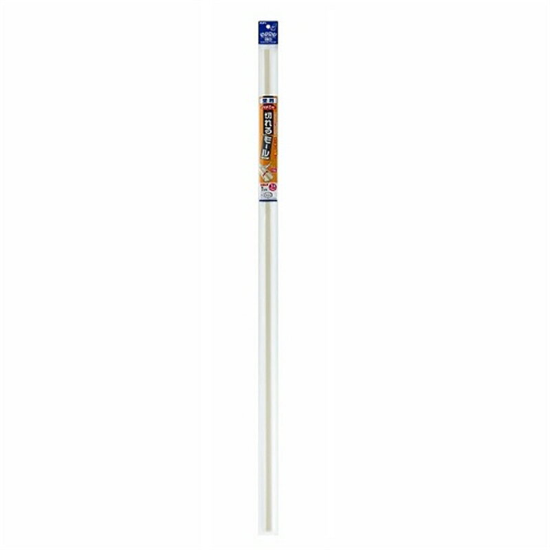 ELPA MH-CT11H(M) 切れるモール1号(1m) ミルキー発売日 ：2016年3月1日●必要な長さにハサミやカッターで簡単にカットできるカバー一体型配線モール。●電源ケーブル2本用。(電源ケーブルはELPAコード付タップのケーブル...