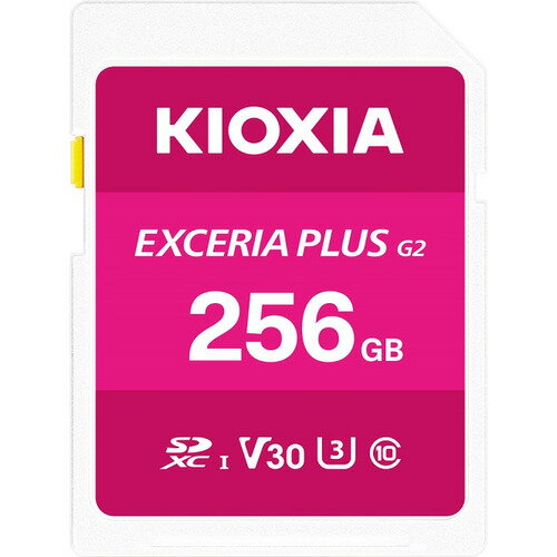 KIOXIA KSDH-B256G SDカード EXCERIA PLUS G2 256GB 発売日：2024年2月16日●4K動画撮影・写真撮影高速撮影、4K動画およびフルHD映像の撮影に適したEXCERIA　PLUS　G2カードはフォトグ...