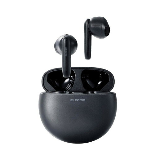 エレコム LBT-TWS17BK 完全ワイヤレスBluetoothヘッドホン ブラック 発売日：2024年2月21日●装着時も収納時もコンパクトなBluetooth(R)完全ワイヤレスステレオヘッドホン。耳への負担が少なく、周囲の音や話し声...