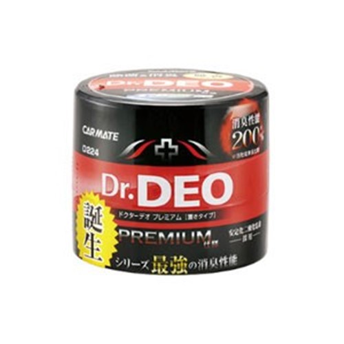 ※画像はイメージです。パッケージデザイン等は予告なしに変更されることがあります。※メーカーの欠品や製造中止により納期遅延、またはお届けできない場合がございます。カーメイト D224 ドクターデオ プレミアム 置きタイプ 除菌消臭剤 Dr.D...