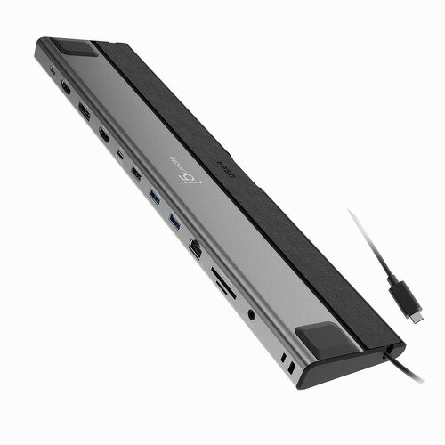 j5 create JCD554 USB4 Triple Display 12in1ドッキングステーション 発売日：2024年5月2日●ケーブル1本で一気に12個の機能を拡張できるUSB4 (Thunderbolt3/4)コネクタを搭載した...