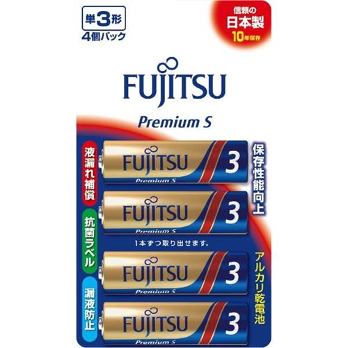 FDK LR6PS（4B） アルカリ乾電池 単3形 1.5V 4本パック●長持ち性能と大電流特性を高次元で両立させたアルカリ乾電池。すべての機器で高性能を発揮。【仕様】本数：4本電池の種類：アルカリ