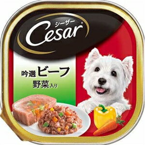 ※画像はイメージです。パッケージデザイン等は予告なしに変更されることがあります。※メーカーの欠品や製造中止により納期遅延、またはお届けできない場合がございます。マースジャパンリミテッド CE27 シーザー吟撰ビーフ野菜 100g 発売日：2...